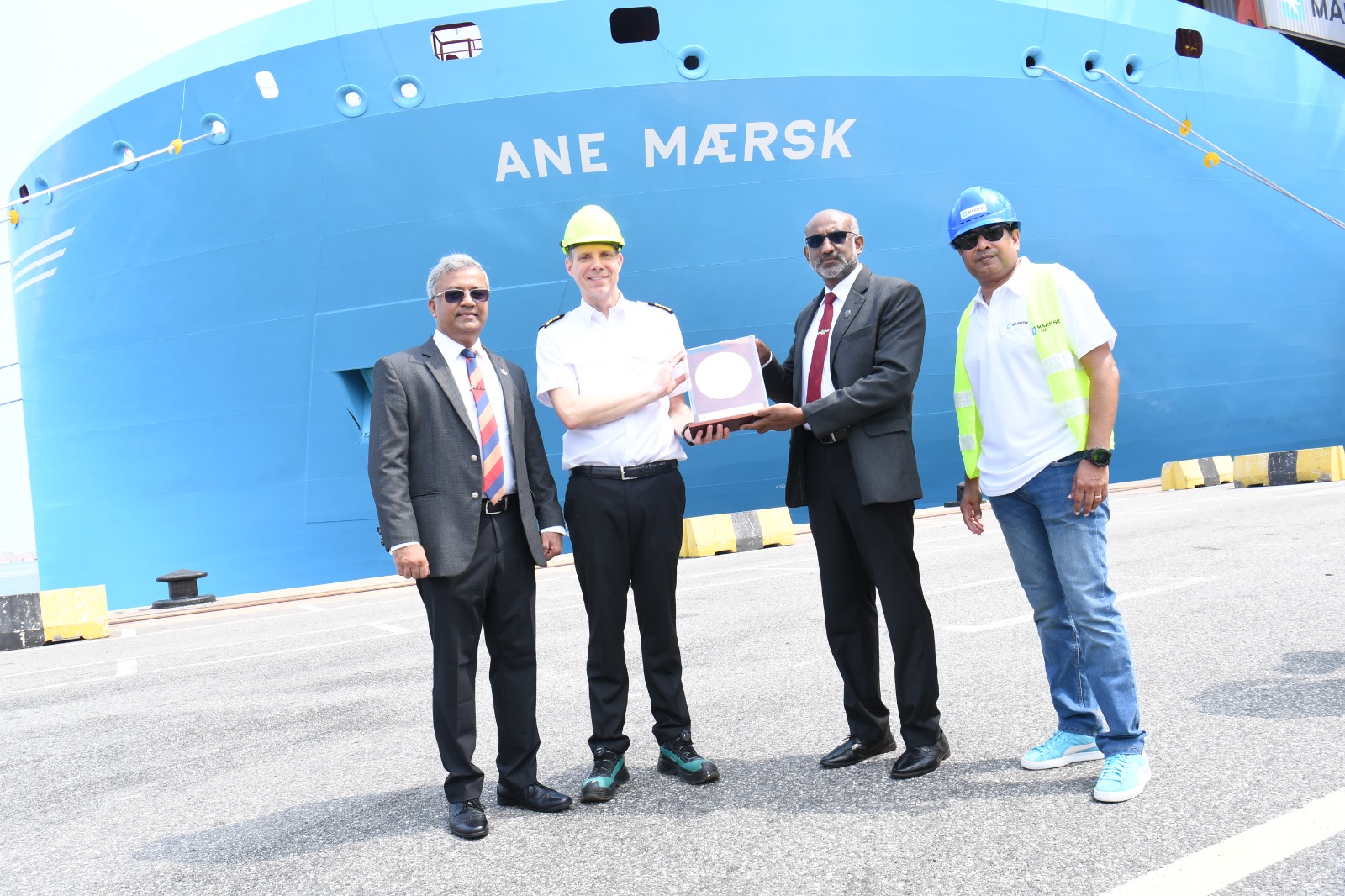 M.V. Ane Mærsk Makes Maiden Port Call in Colombo, Leading the Charge in ...