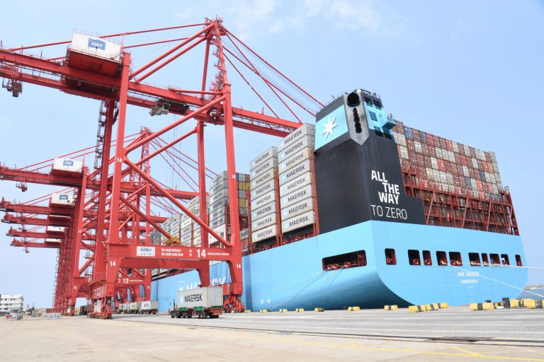 M.V. Ane Mærsk Makes Maiden Port Call in Colombo, Leading the Charge in ...
